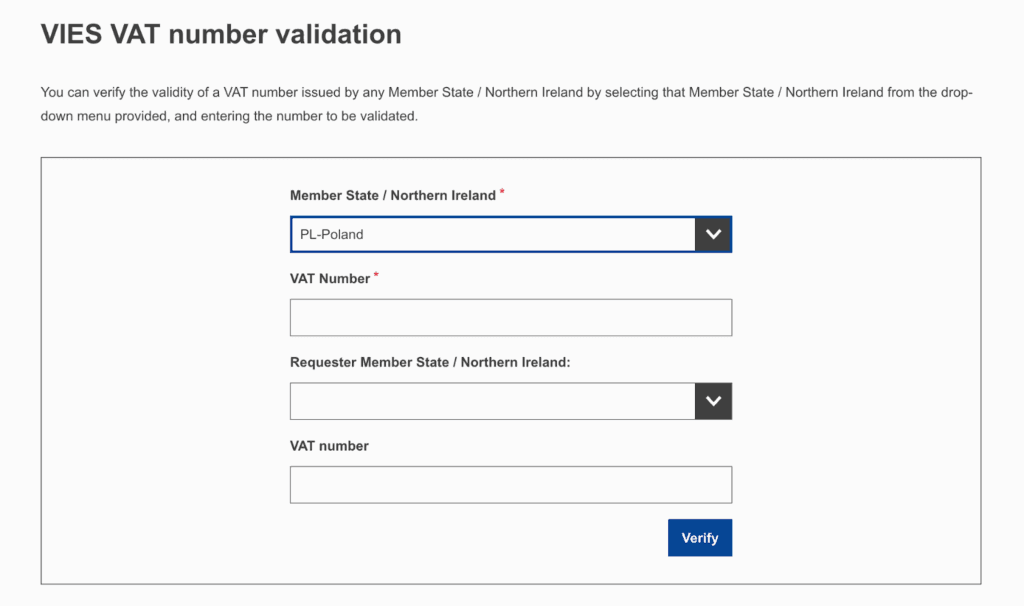 VAT ID Verification: Verify Poland Tax Registration Number | Commenda