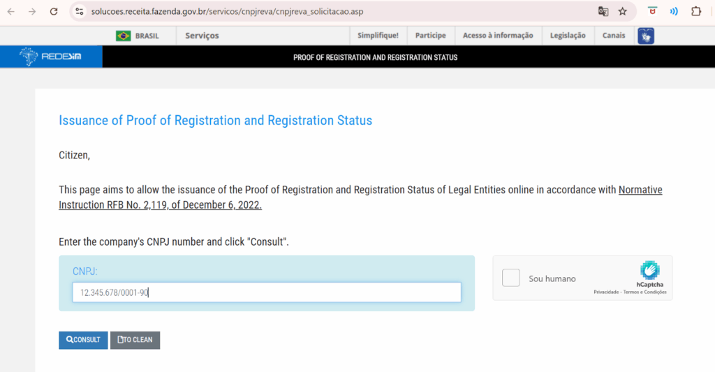 CNPJ Verification: Verify Brazil CNPJ Tax Registration Number - commenda.io