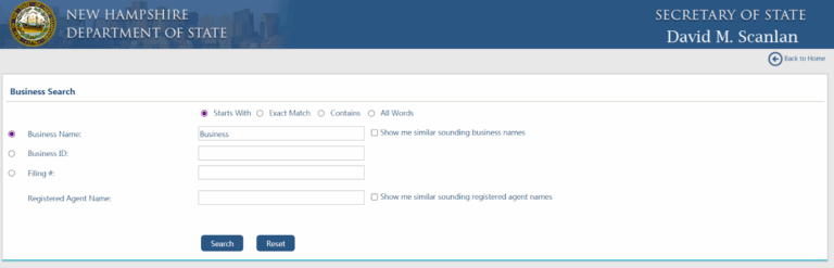 New Hampshire Business Entity Search: Step-by-Step Guide